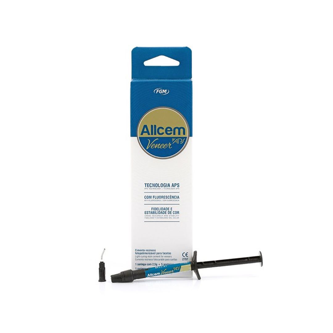 Cimento Resinoso Foto Allcem Veneer APS FGM - Trans